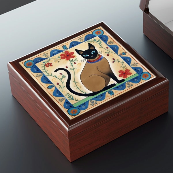 Cat Keepsake Box - Etsy