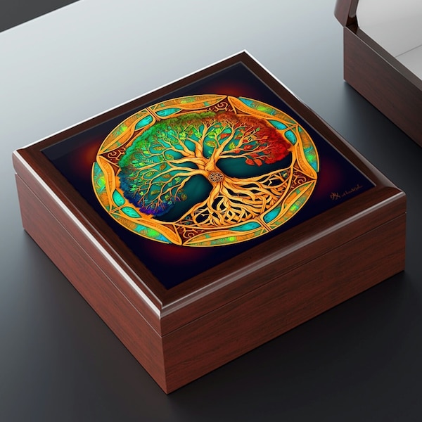 Tree of Life Wood Box - Etsy