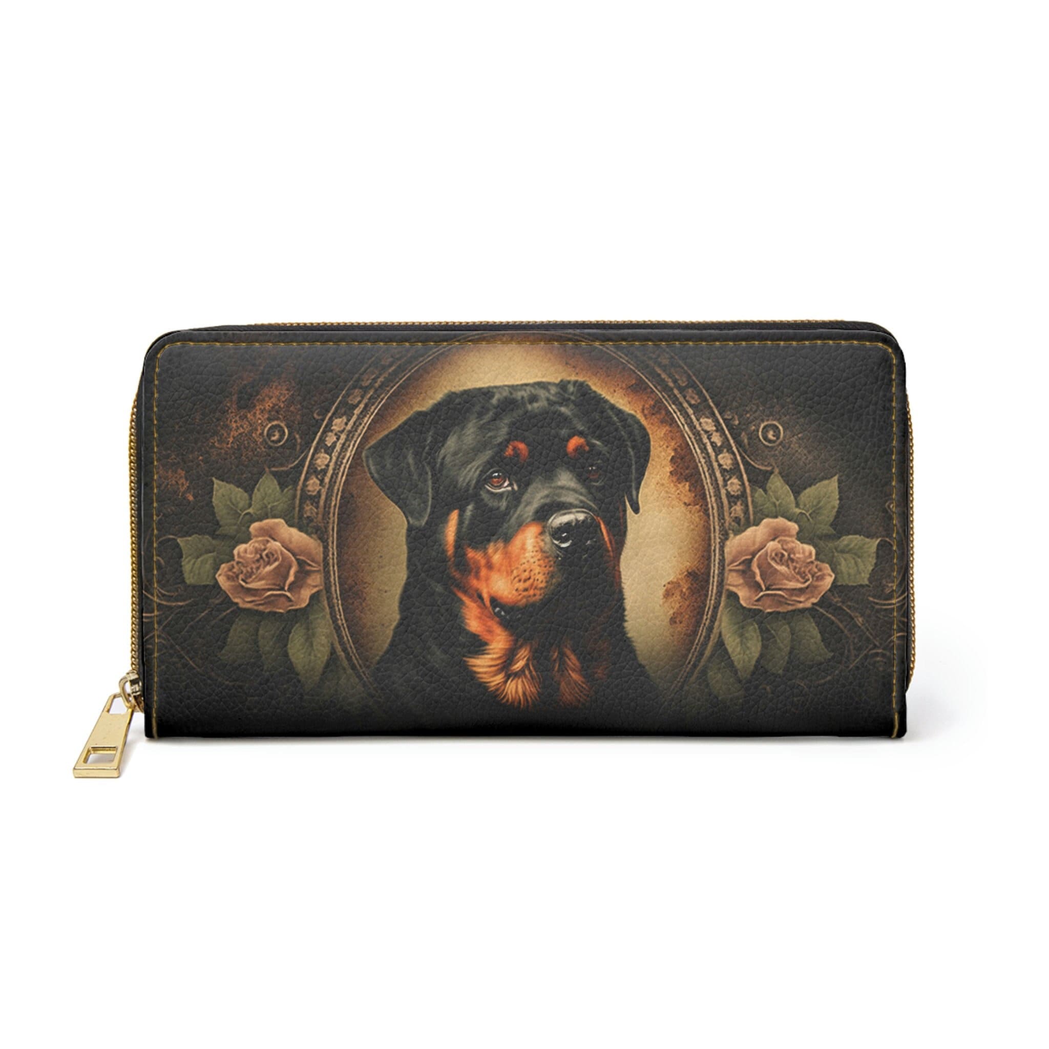 Rottweiler Zipper Wallet Cottagecore Mid-century Modern Dog - Etsy