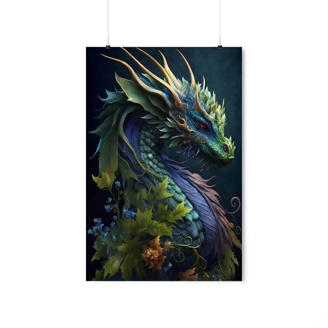 Mr. Dragon | Premium Matte Vertical Posters - Etsy