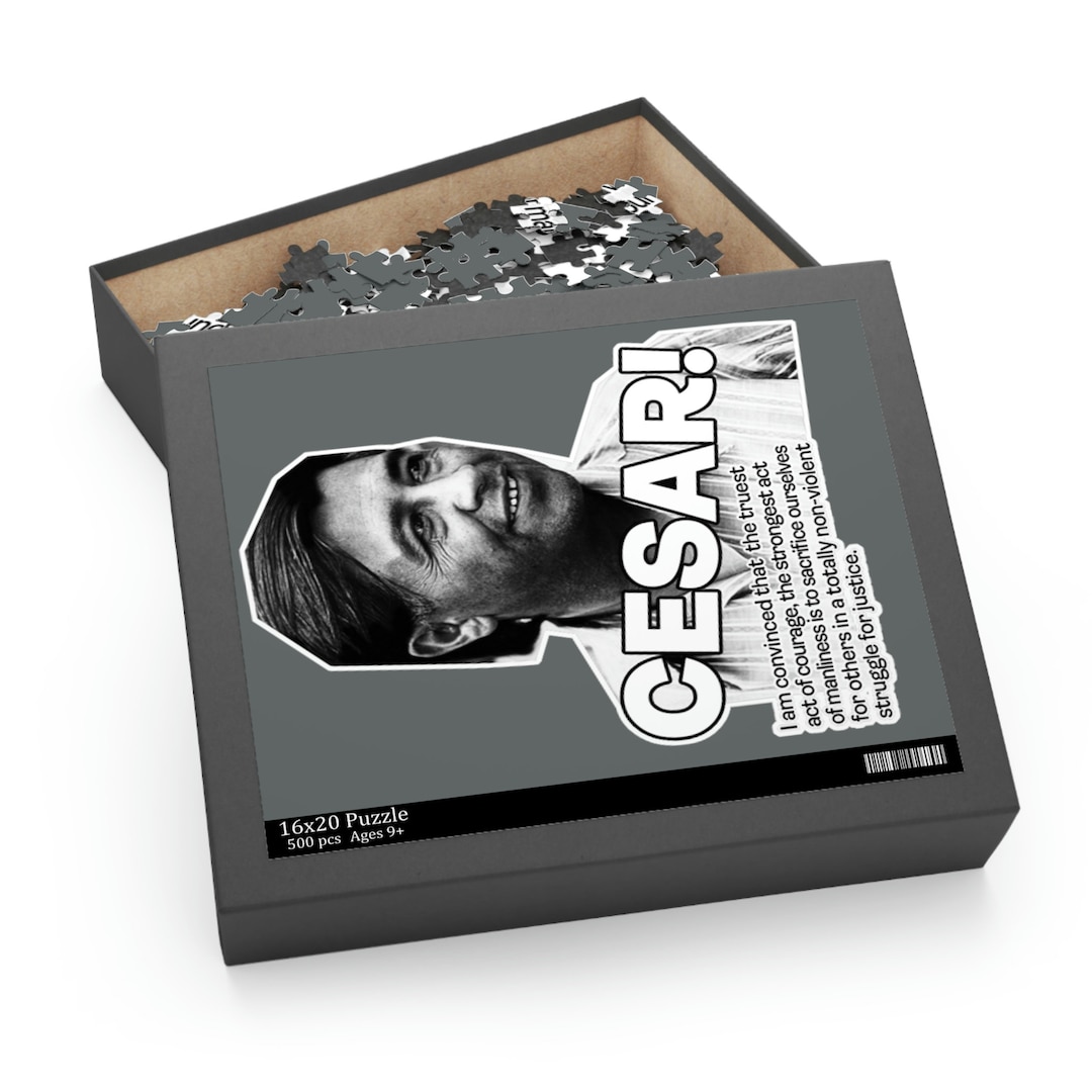 Cesar Chavez Puzzle 120, 252, 500-piece Union Hero Latino Civil Rights ...