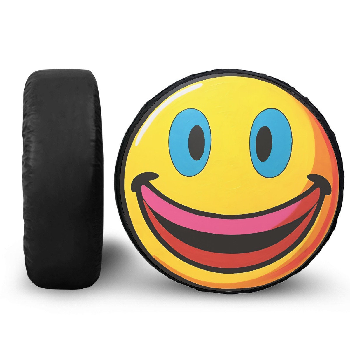 Cartoon Smiley Face Tire Cover - Etsy