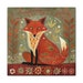 Rustic Folk Art Red Fox Design Canvas Gallery Wraps Perfect Gift for ...
