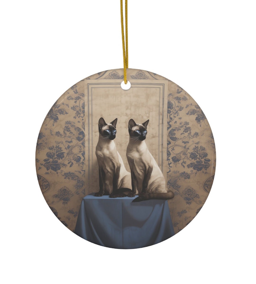 Siamese Cats Anytime Ornament Window Decor - Etsy