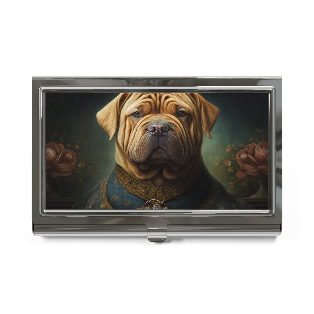 Chinese Shar-pei Business Card Holder - Etsy