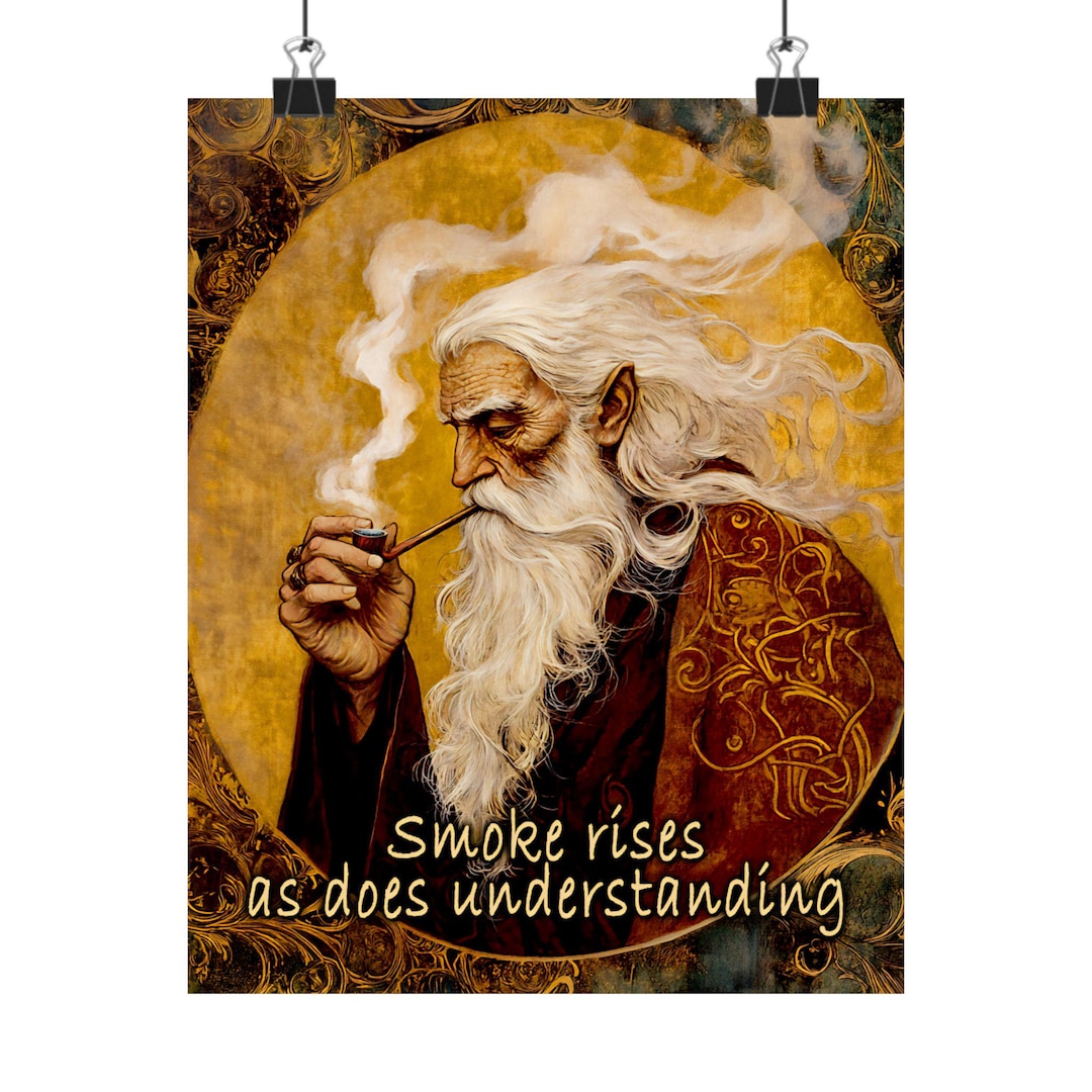 Wizard Logic smoke Rises Matte Vertical Poster Museum-grade Archival ...