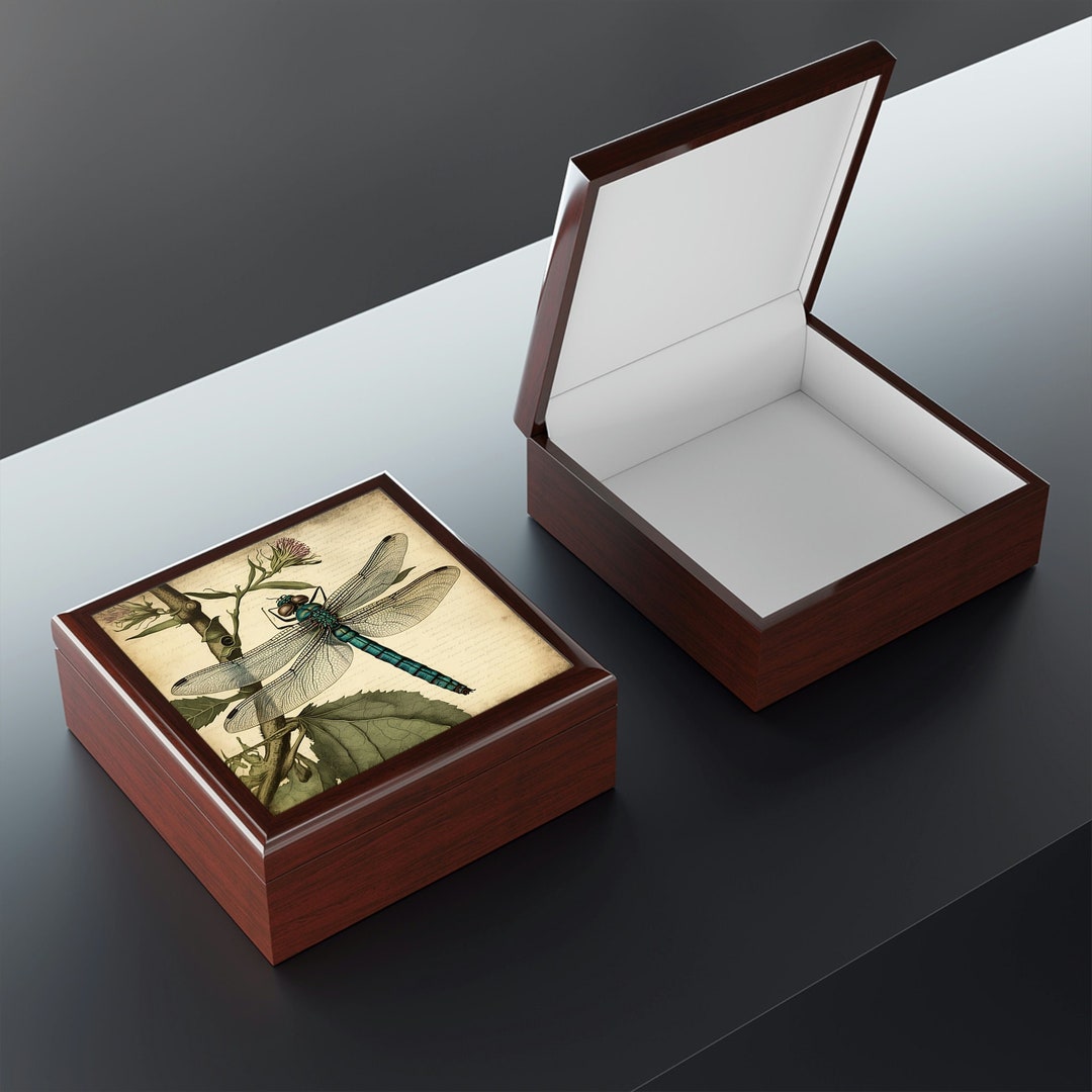 Vintage Dragonfly Box - Etsy
