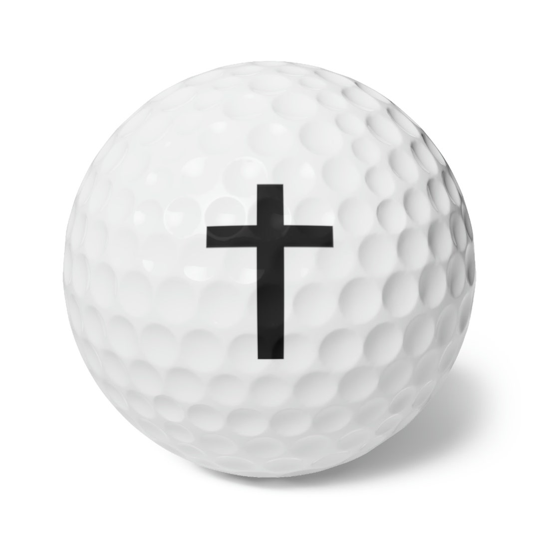 Christian Cross Christianity Golf Balls, 6pcs Distinctive Jesus ...