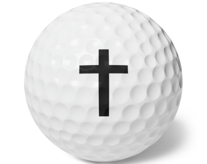 Christian Cross Christianity Golf Balls, 6pcs Distinctive Jesus ...