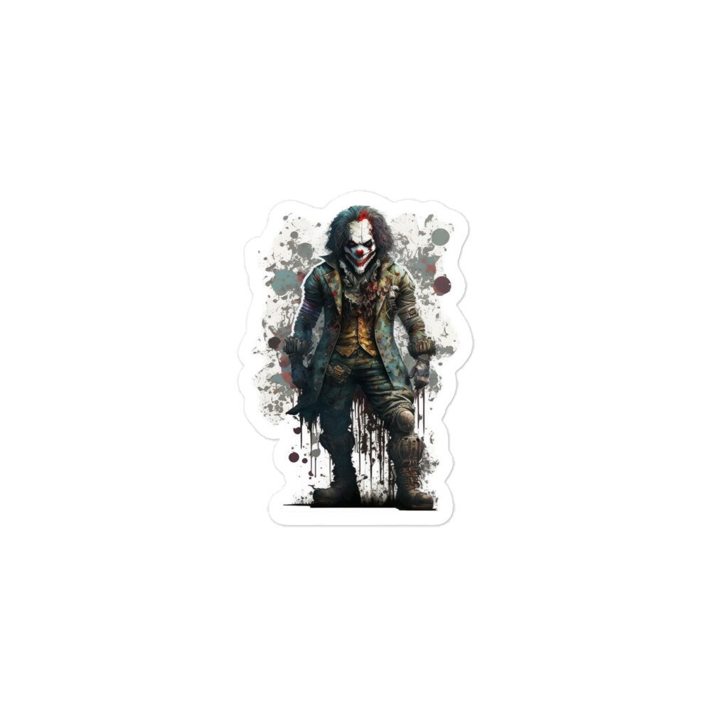 Evil Clown 3 Bubble-free Stickers - Etsy