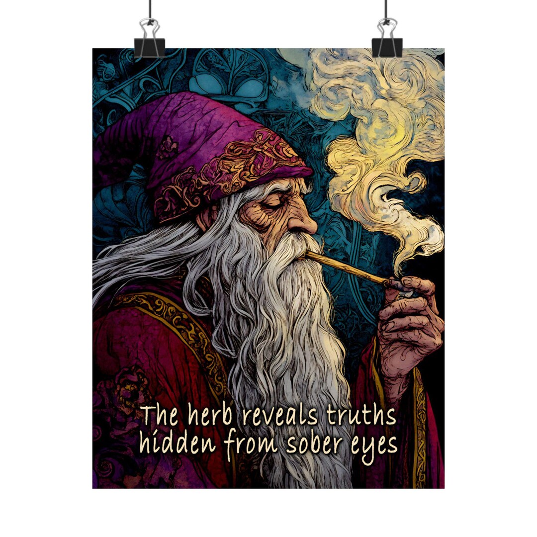 Wizard Logic the Herb Reveals Matte Vertical Poster Museum-grade ...