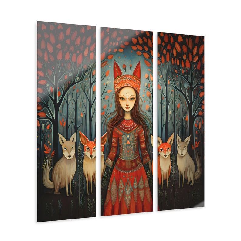 Freya the Norse Goddess Art Print Acrylic Prints triptych - Etsy