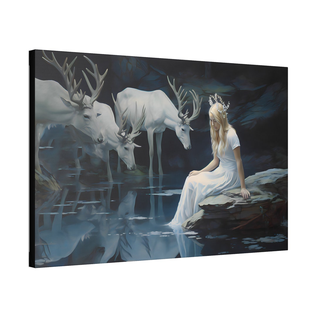 Freya the Norse Goddess of Love, Beauty, and Nature Art Painting on ...