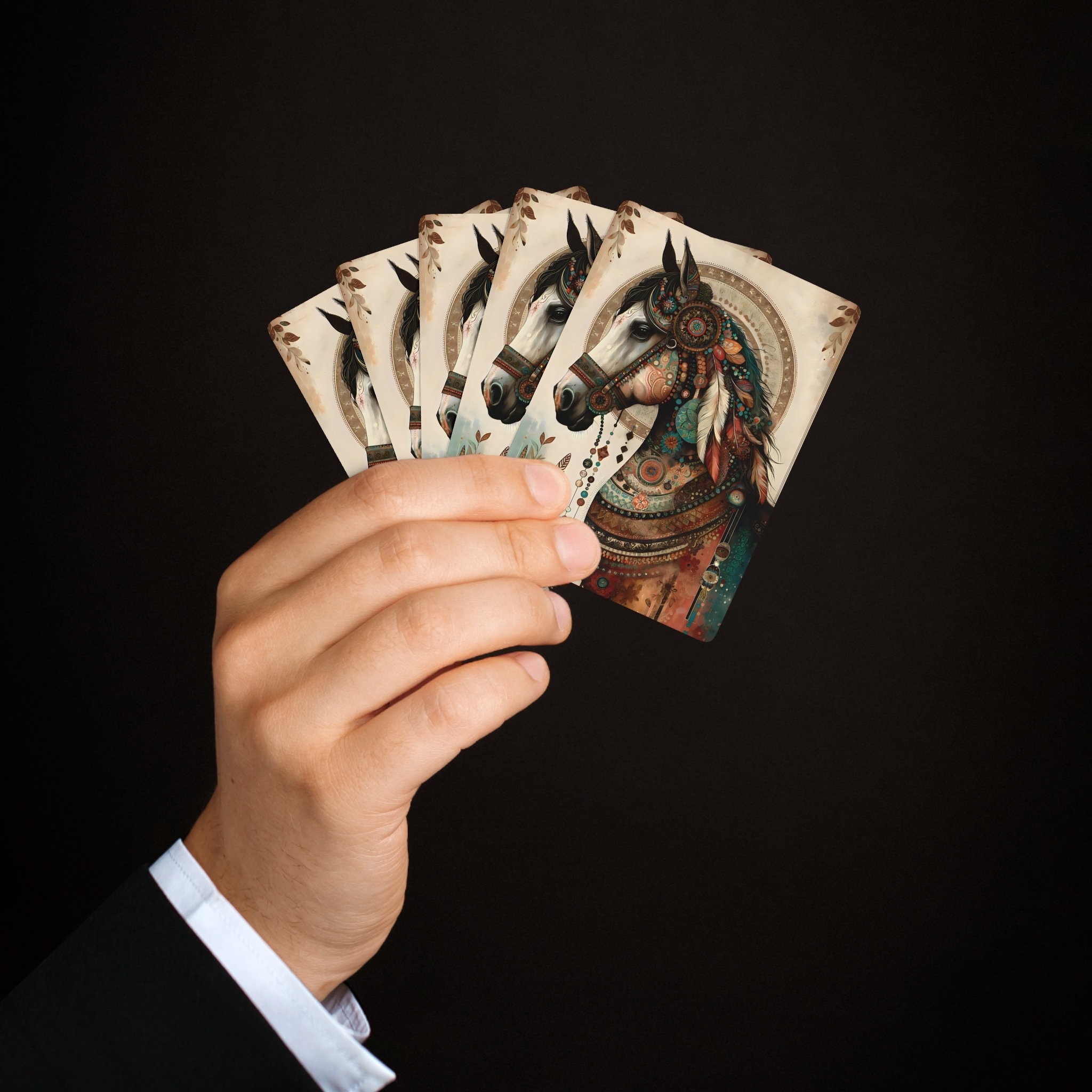 BOHO Horse Playing Cards Poker Cards Game Cards - Etsy