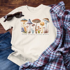 Stay Trippy Little Hippy Cotton Shirt Multiple Colors Perfect Nature ...