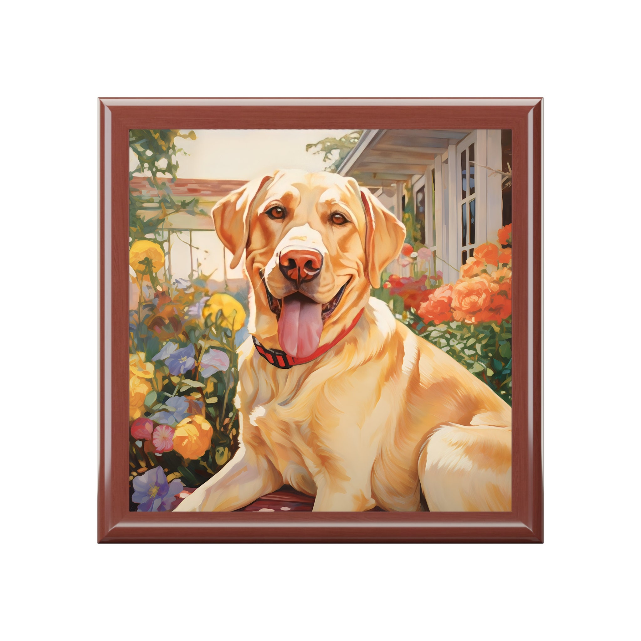 Golden Lab Labrador Retriever Portrait Jewelry Keepsake - Etsy