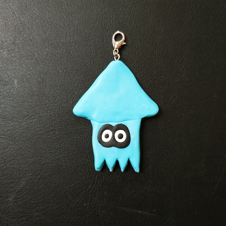 Splatoon Blue Inkling Key Chain - Etsy