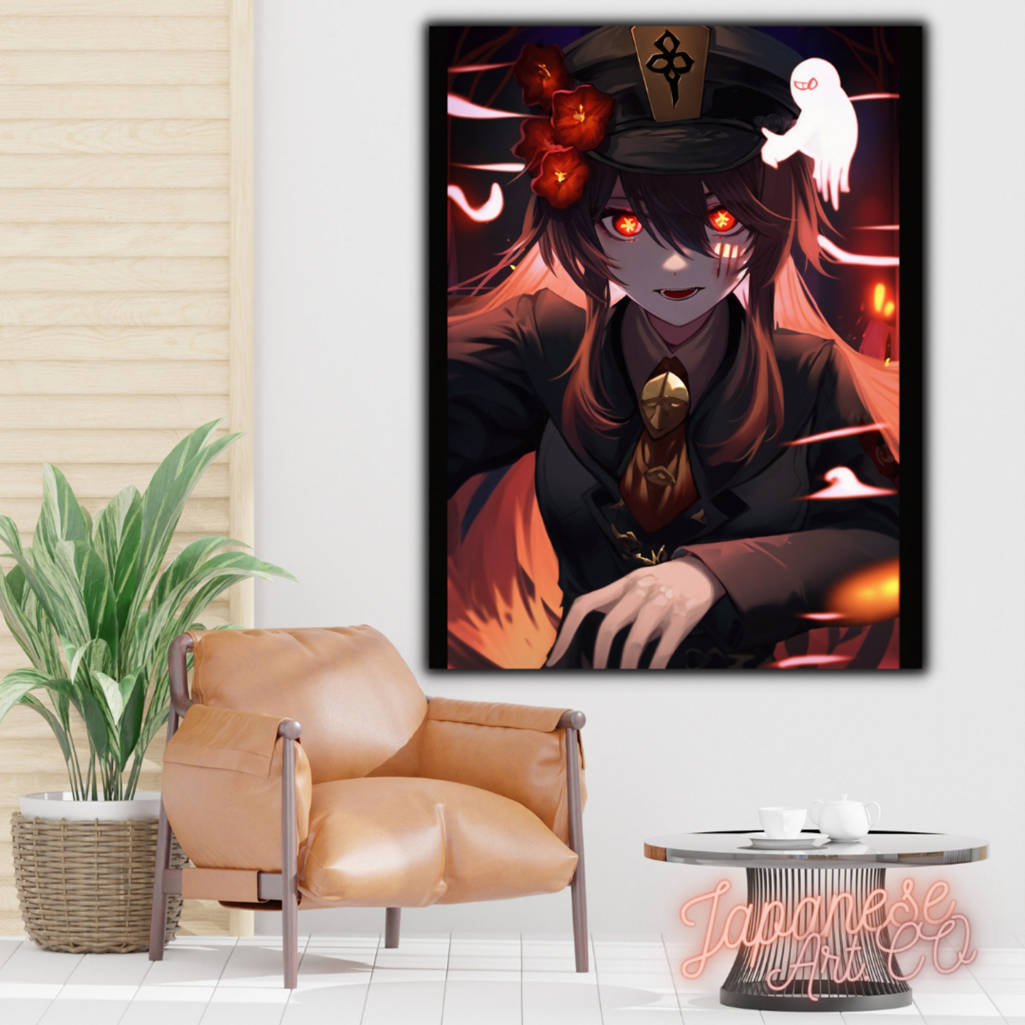 Genshin Impact Poster hu Tao Genshin Art 10 Collection the Wonders of ...