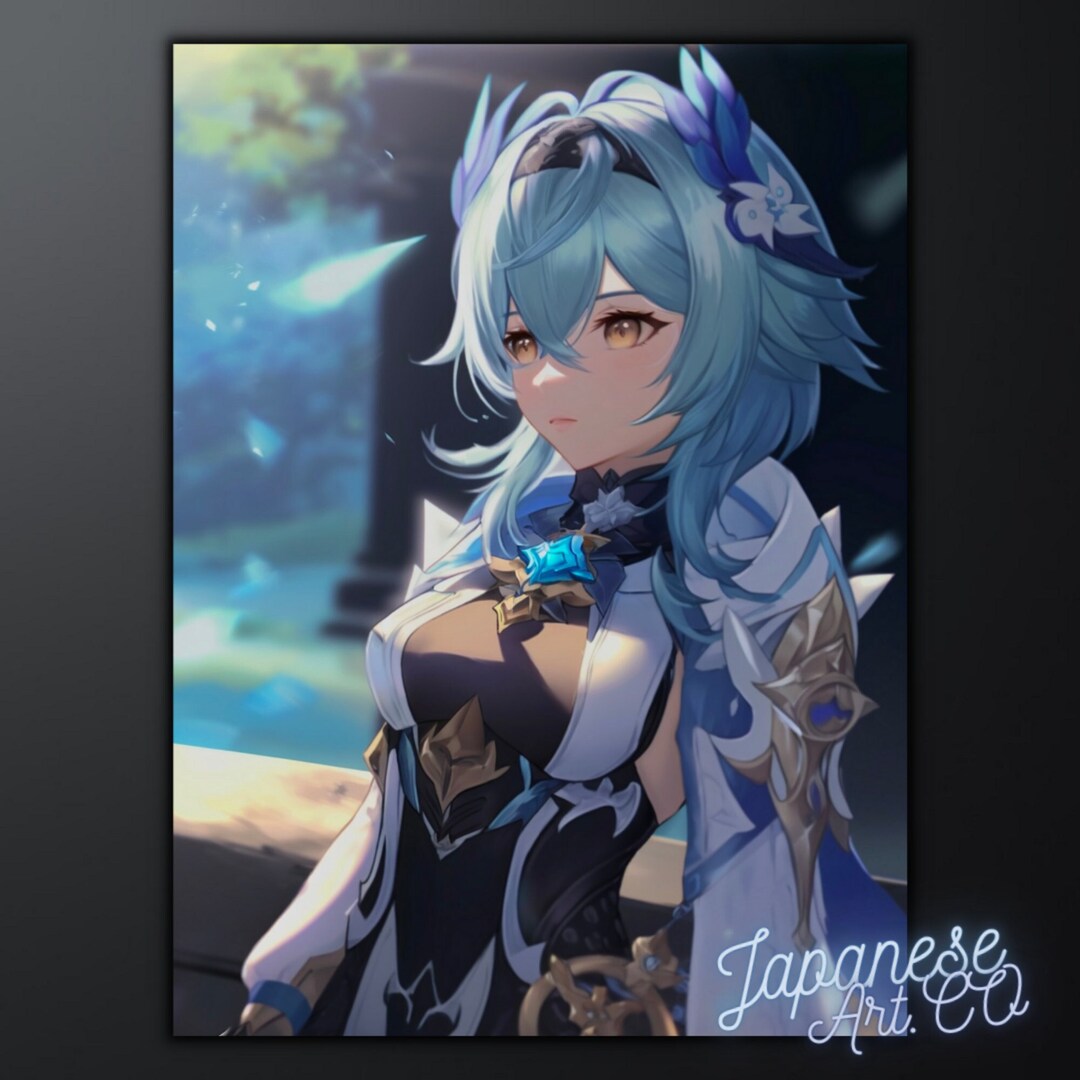 Afiche de Genshin Impact Eula Genshin Art 11 Collection The Wonders of ...