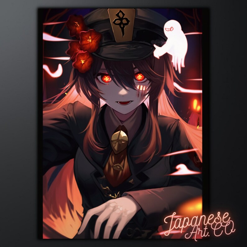 Genshin Impact Poster hu Tao Genshin Art 10 Collection the Wonders of ...