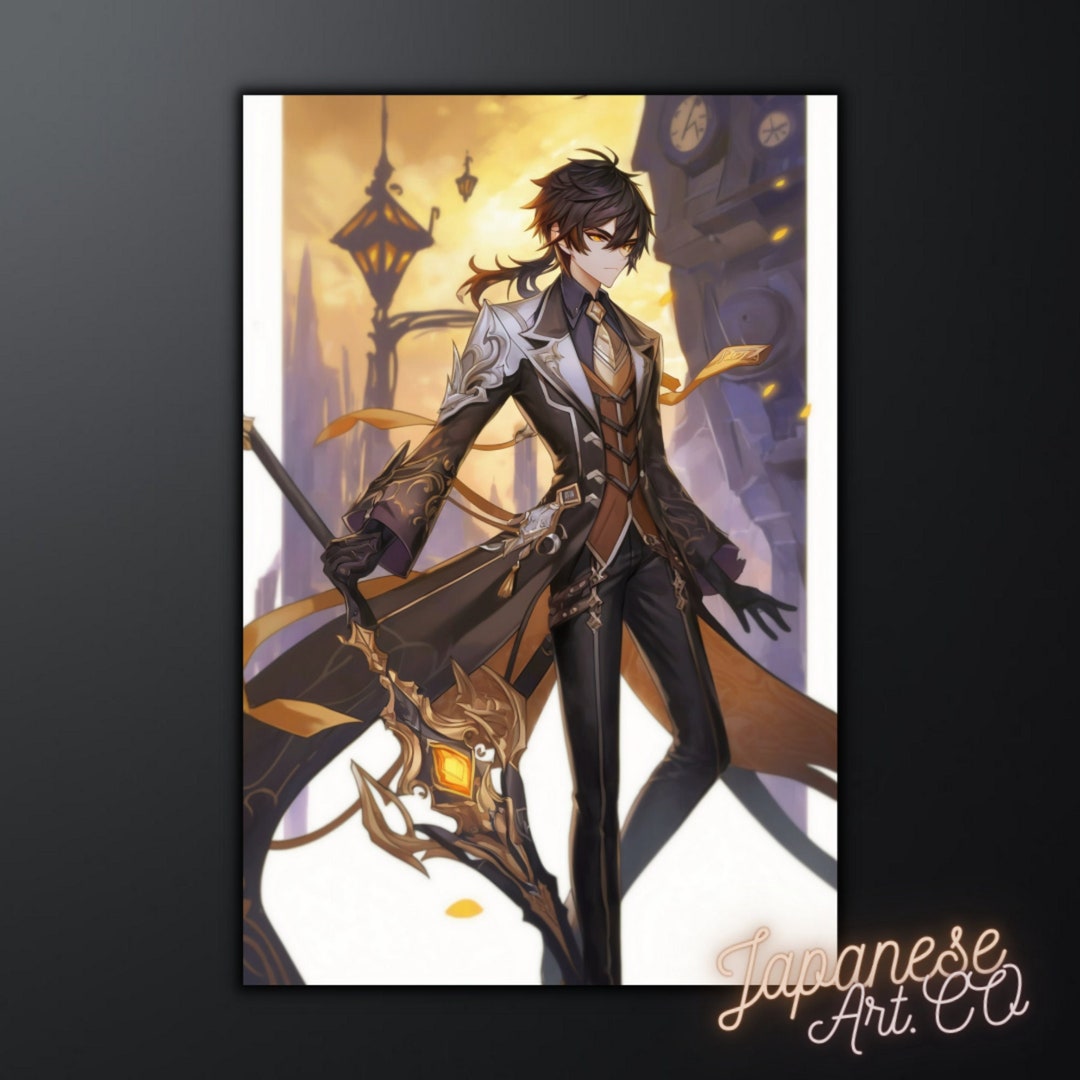 Genshin Impact Poster zhongli Genshin Art 4 Collection the Wonders of ...