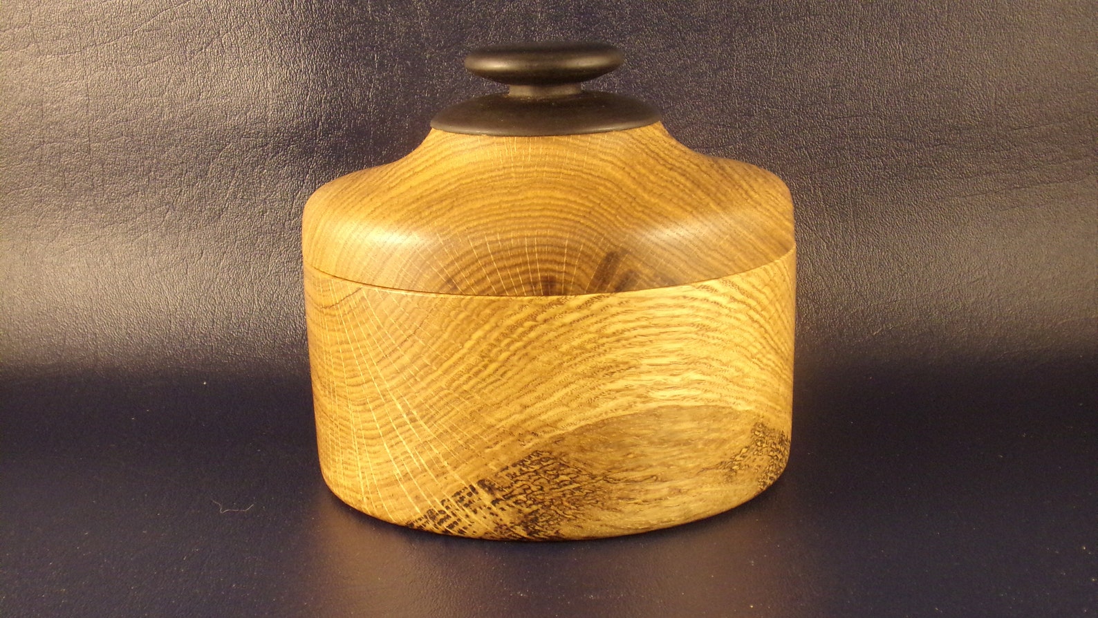 Hand Turned Lidded Wood Box - Etsy