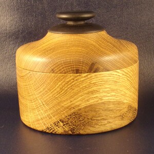 Hand Turned Lidded Wood Box - Etsy