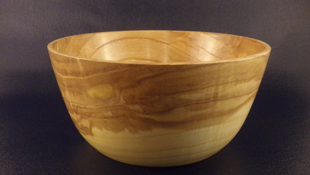 Handmade Ash Wood Bowl: Figured Heartwood, Food Safe Finish - Etsy