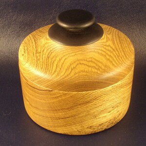 Hand Turned Lidded Wood Box - Etsy