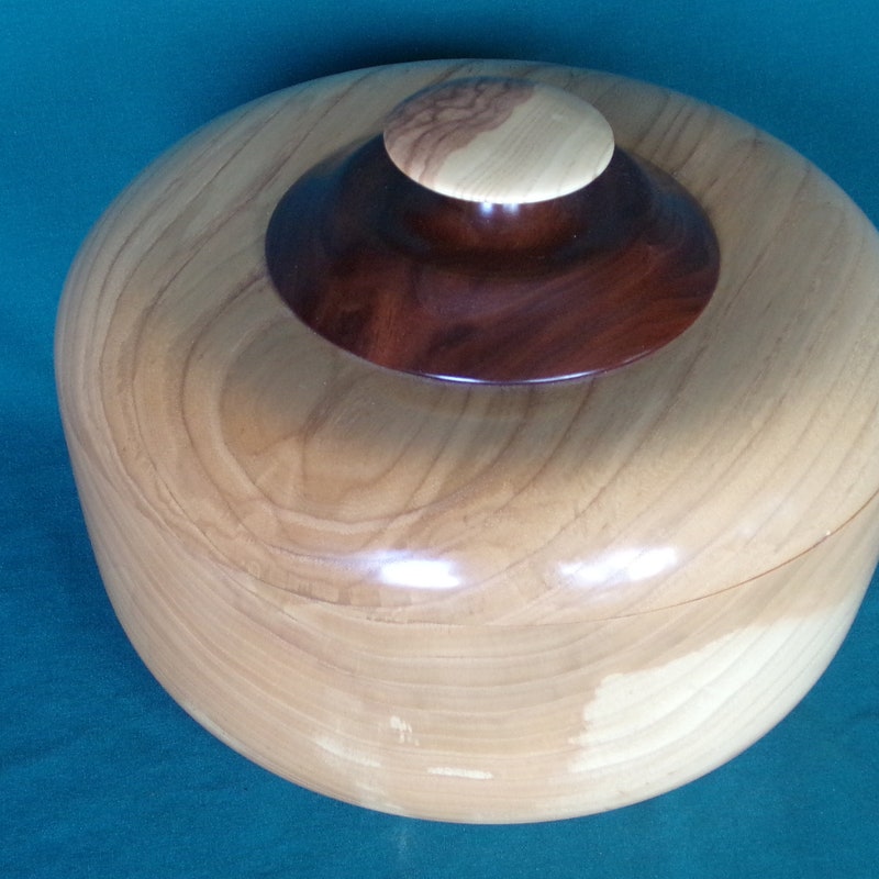Wood Turned Box - Etsy