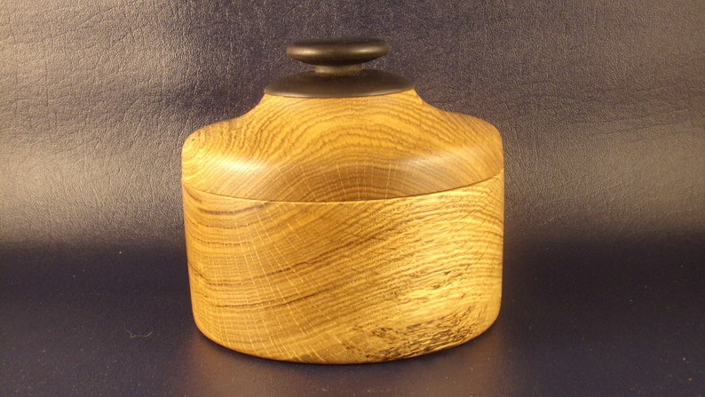Hand Turned Lidded Wood Box - Etsy