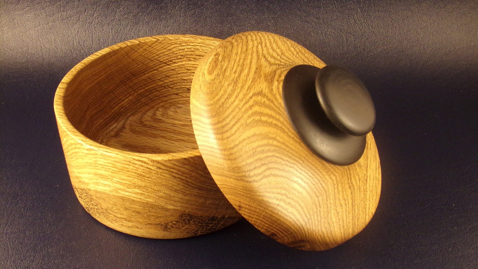 Hand Turned Lidded Wood Box - Etsy