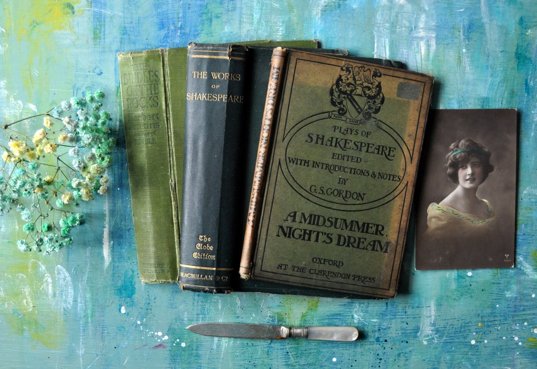 Vintage Book Covers Set 04/set of 3 Covers/book Bindings/book - Etsy