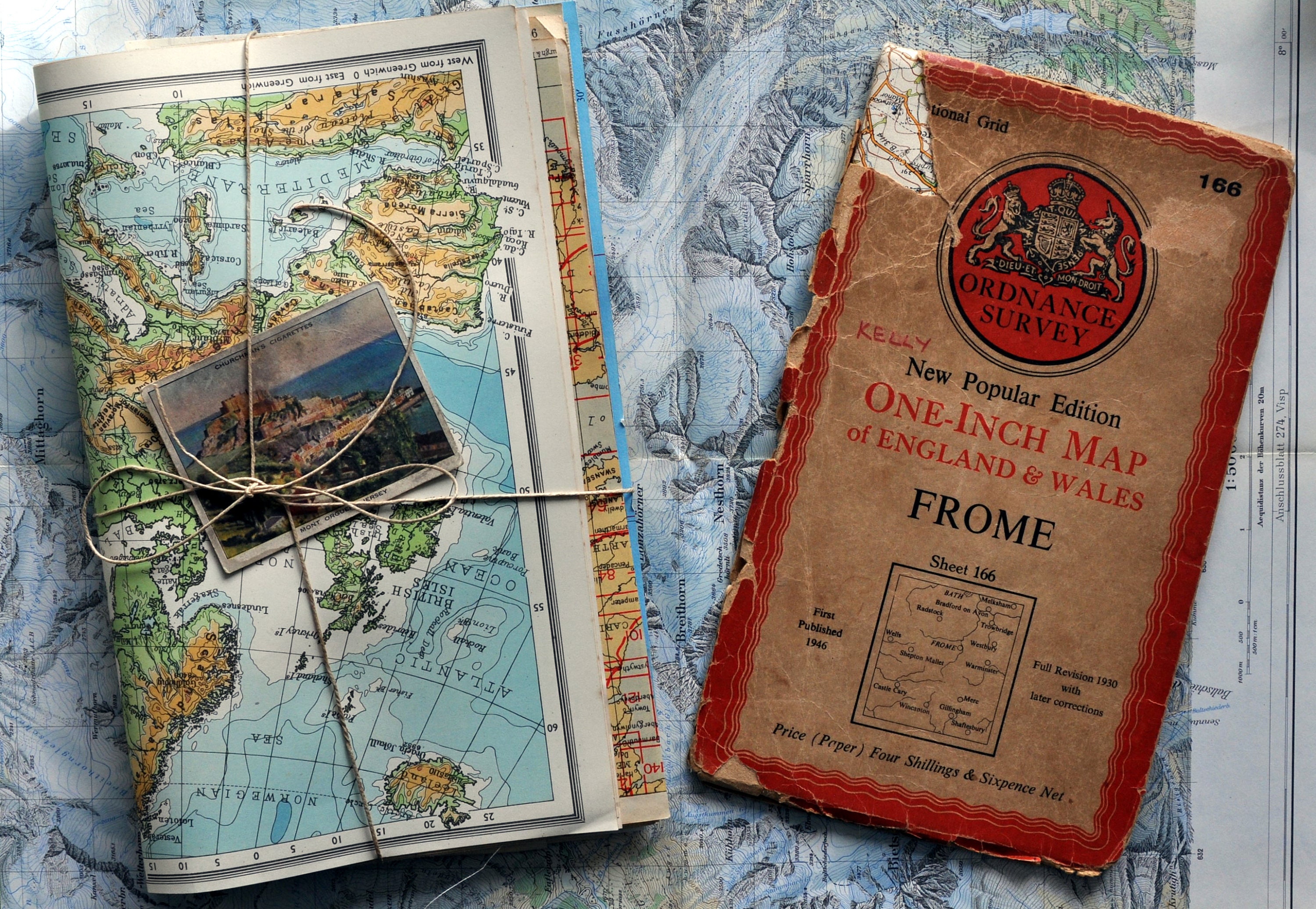 Vintage Map Ephemera Pack / 50 Maps Mix Set / Junk Journal/ Collage/decoupage/ Mixed Media ...