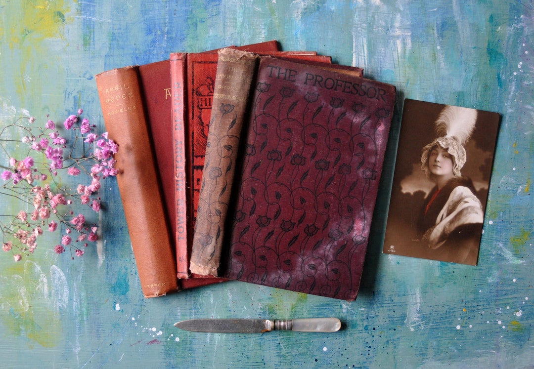 Vintage Book Covers Set 05/set of 3 Covers/book Bindings/book - Etsy