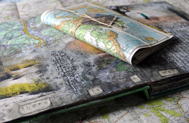 Vintage Map Ephemera Pack / 50 Maps Mix Set / Junk Journal/ Collage ...