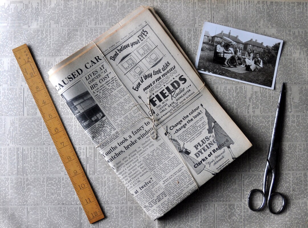 20 Random 1952 Old Newspaper Pages/vintage Advertisements/vintage ...