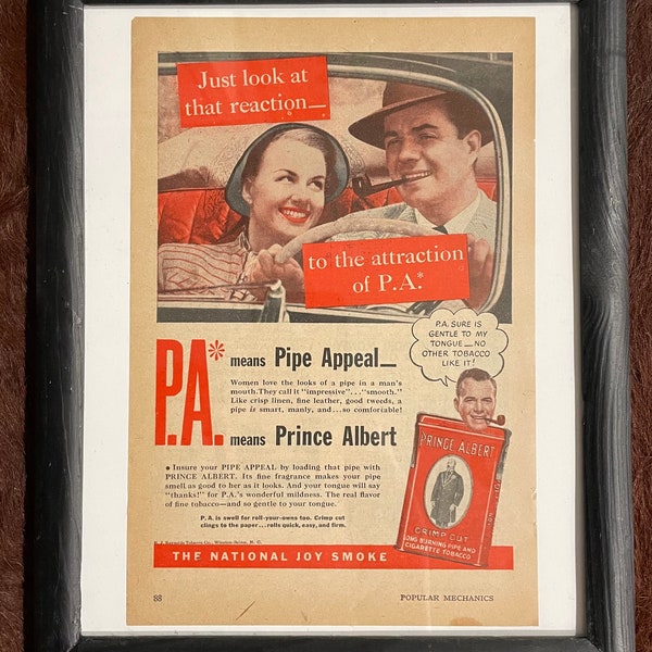 Prince Albert Tobacco Poster - Etsy