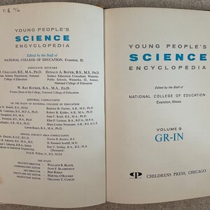 Vintage 1960s Book Hardcover 9 Gr - in Young Peoples Science ...