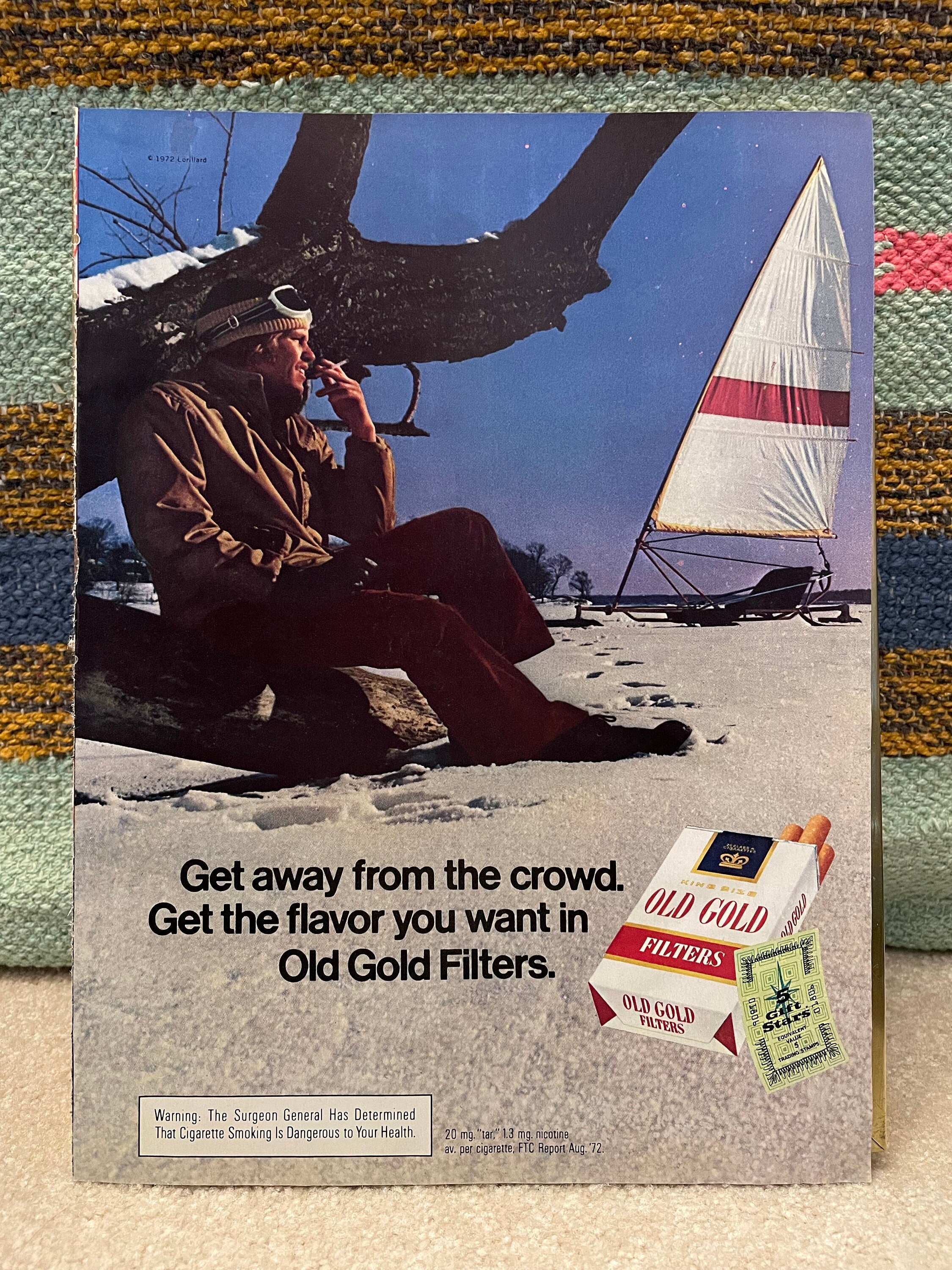 Vintage 1970s Old Gold Filters Cigarettes Tobacco / STP OIL - Etsy