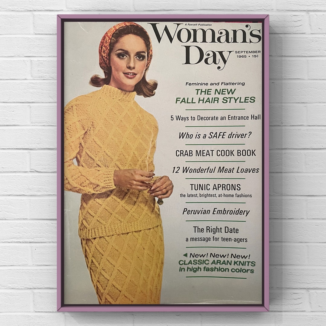 Vintage 1960s Womans Day / Clairol Hair Magazine Cover 60s Ad Poster ...