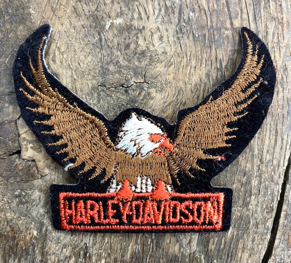 Vintage Harley Davidson Eagle Motorcycle Patch / Iron… - Gem