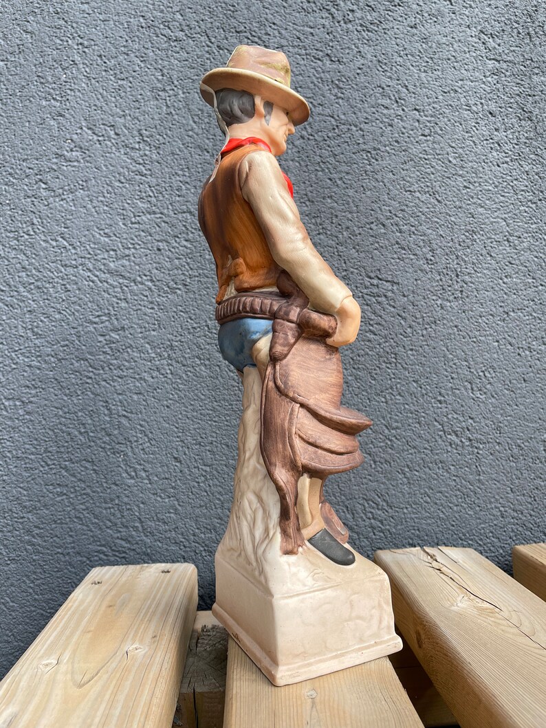 Vintage 1960s Original Lionstone Cowboy Western Sculptured Porcelain ...