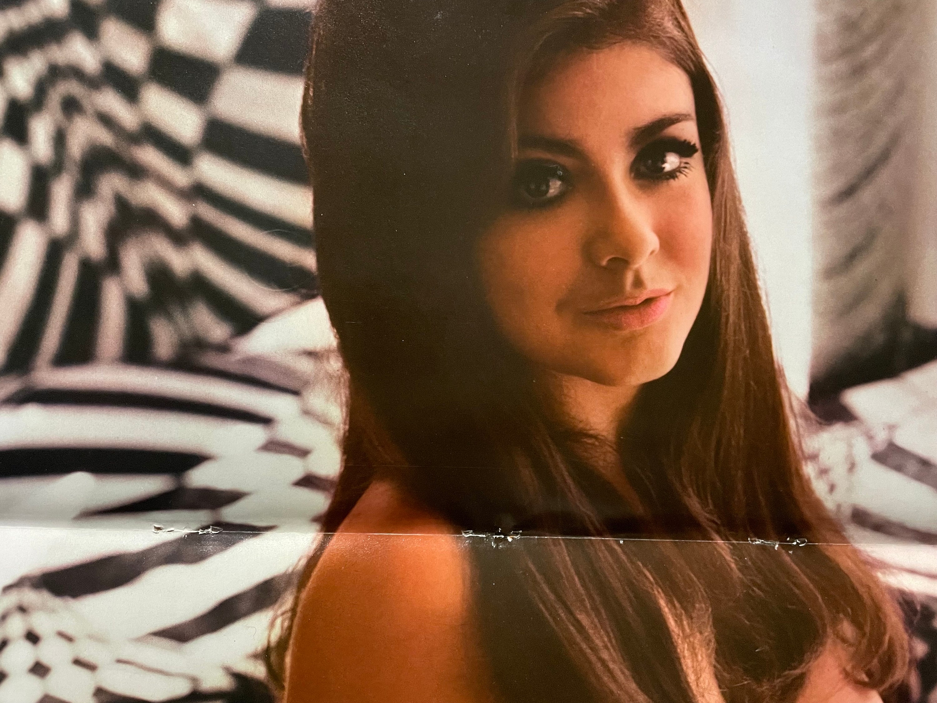 Vintage 1960s Centerfold Poster Playboy Cynthia Myers Miss December Sexy Woman 60s Retro Wall ...