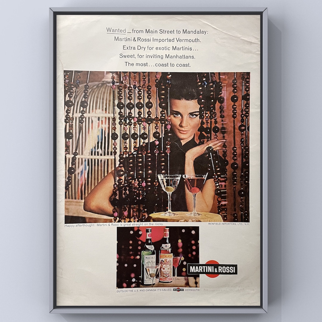 Vintage 1960s Martini and Ross / Klompen Kloggen Pipe Tobacco Smoking ...