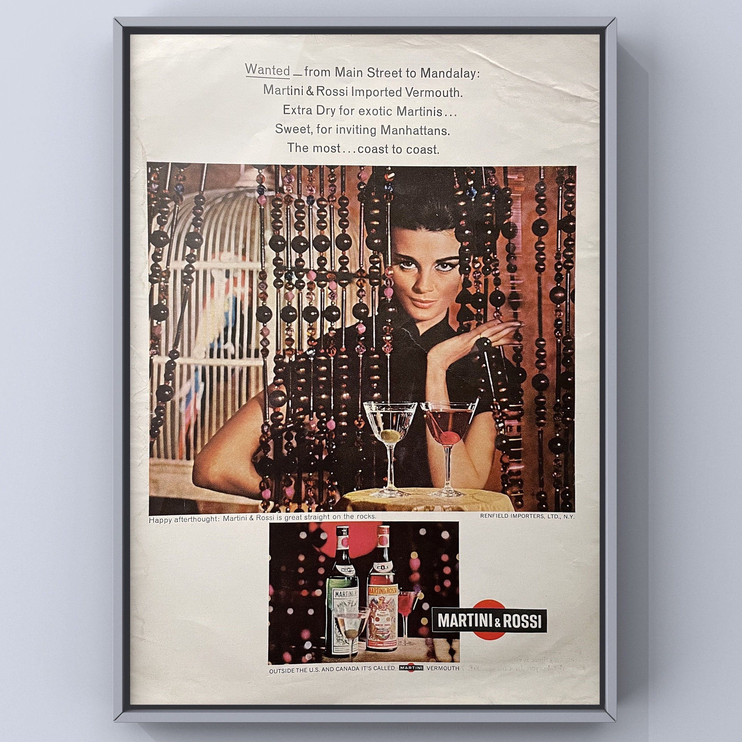 Vintage 1960s Martini and Ross / Klompen Kloggen Pipe Tobacco Smoking ...