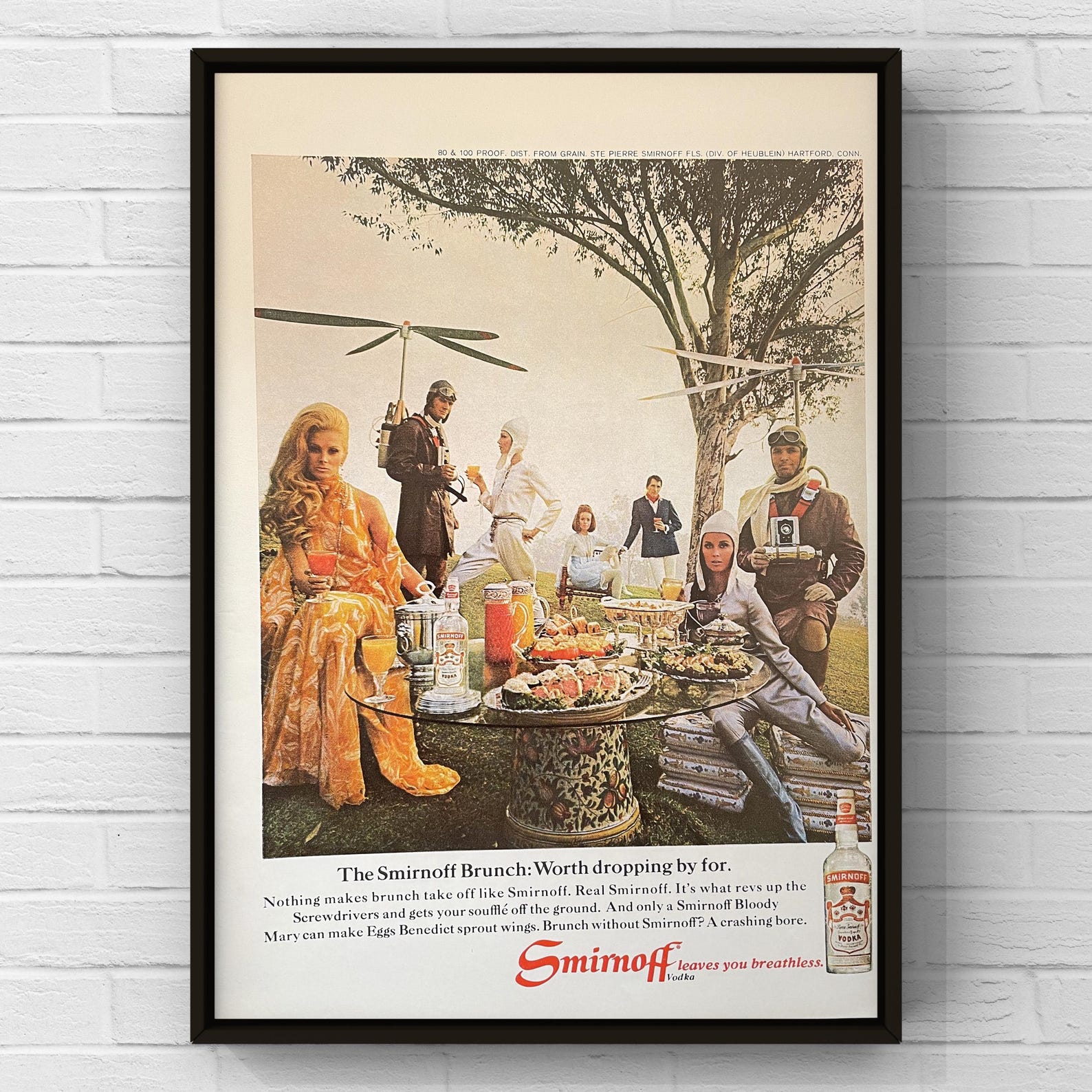 Vintage 1960s Smirnoff Vodka Alcohol Bar Party 60s Magazine Page Ad ...