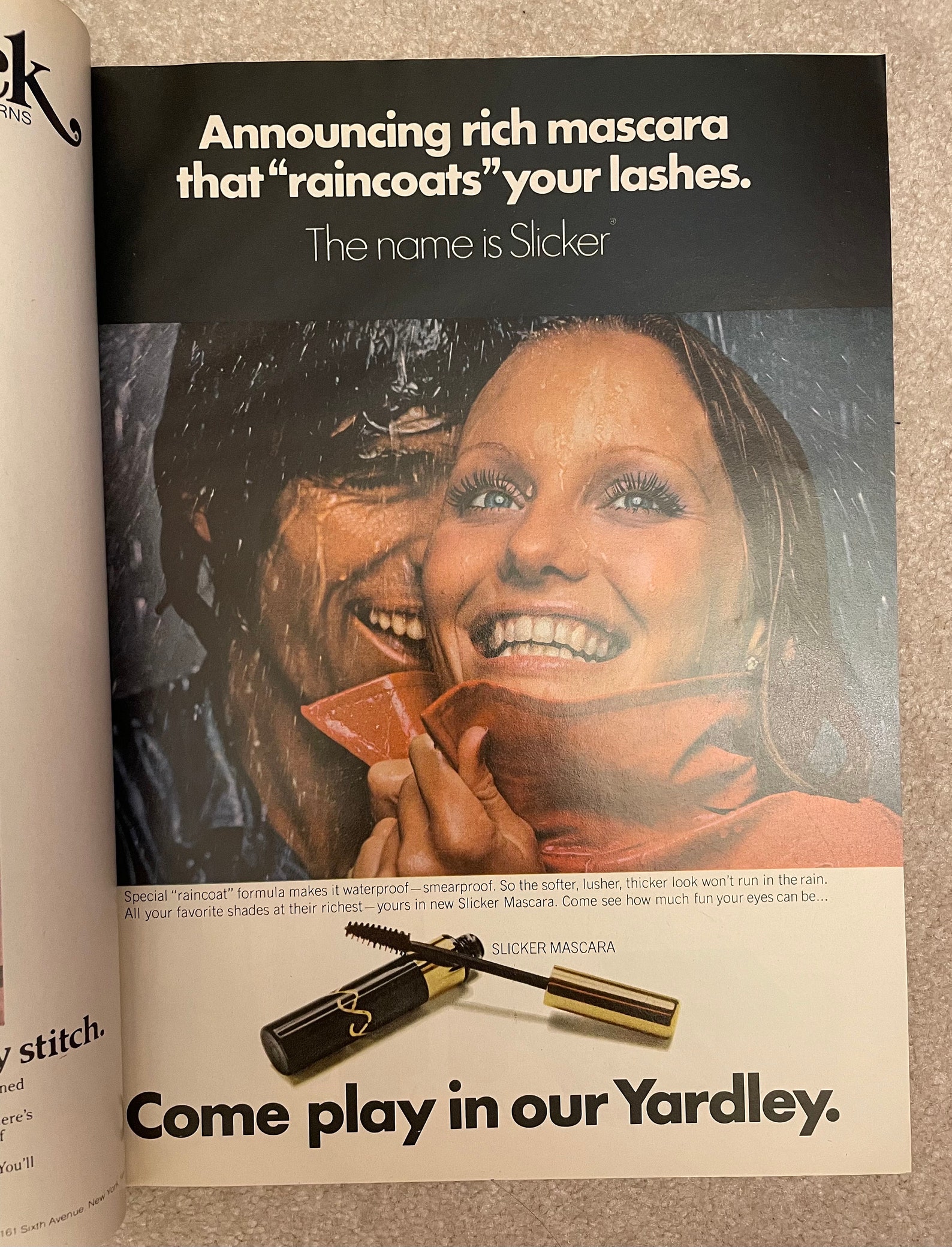 Vintage 1970s GLAMOUR Magazine 70s Retro Book Feb 1974 Makeup Perfume ...