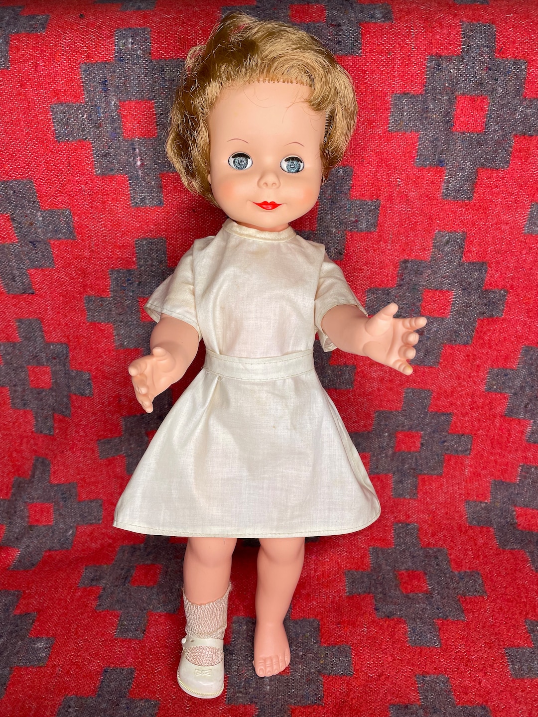 Vintage 1960s Medium Sleepy Closing Eyes Doll Plastic Toy Kids Girls ...