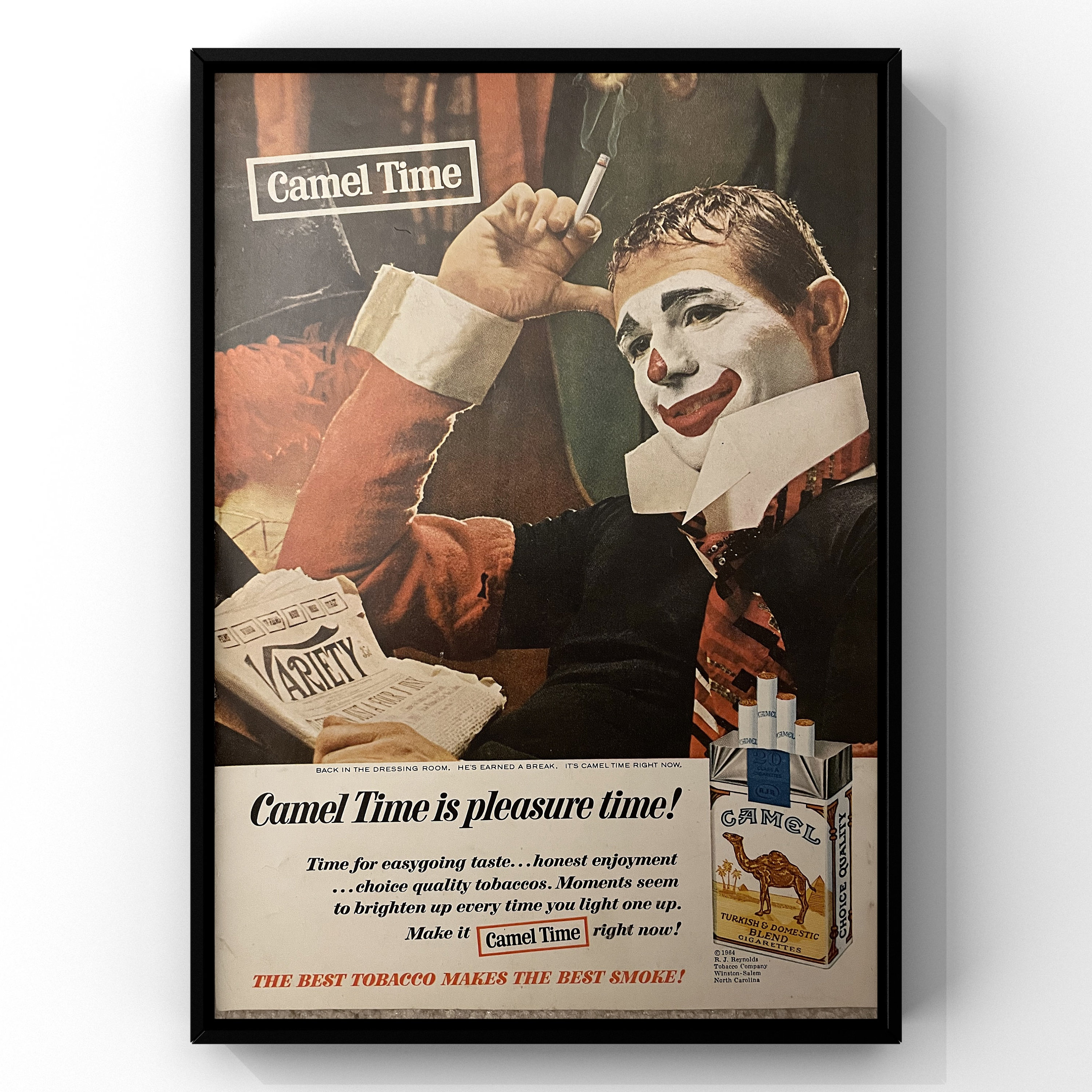 Vintage 1960s Camels Tobacco Cigarettes Magazine Ad Poster - Etsy